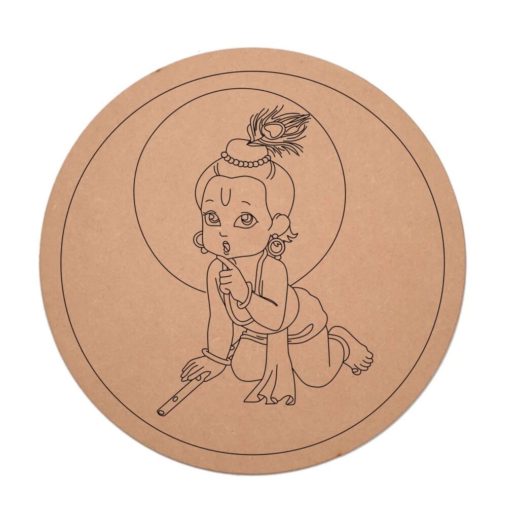 Premarked Little Krishna Laser Cut Design Files - Stock Lasers ...