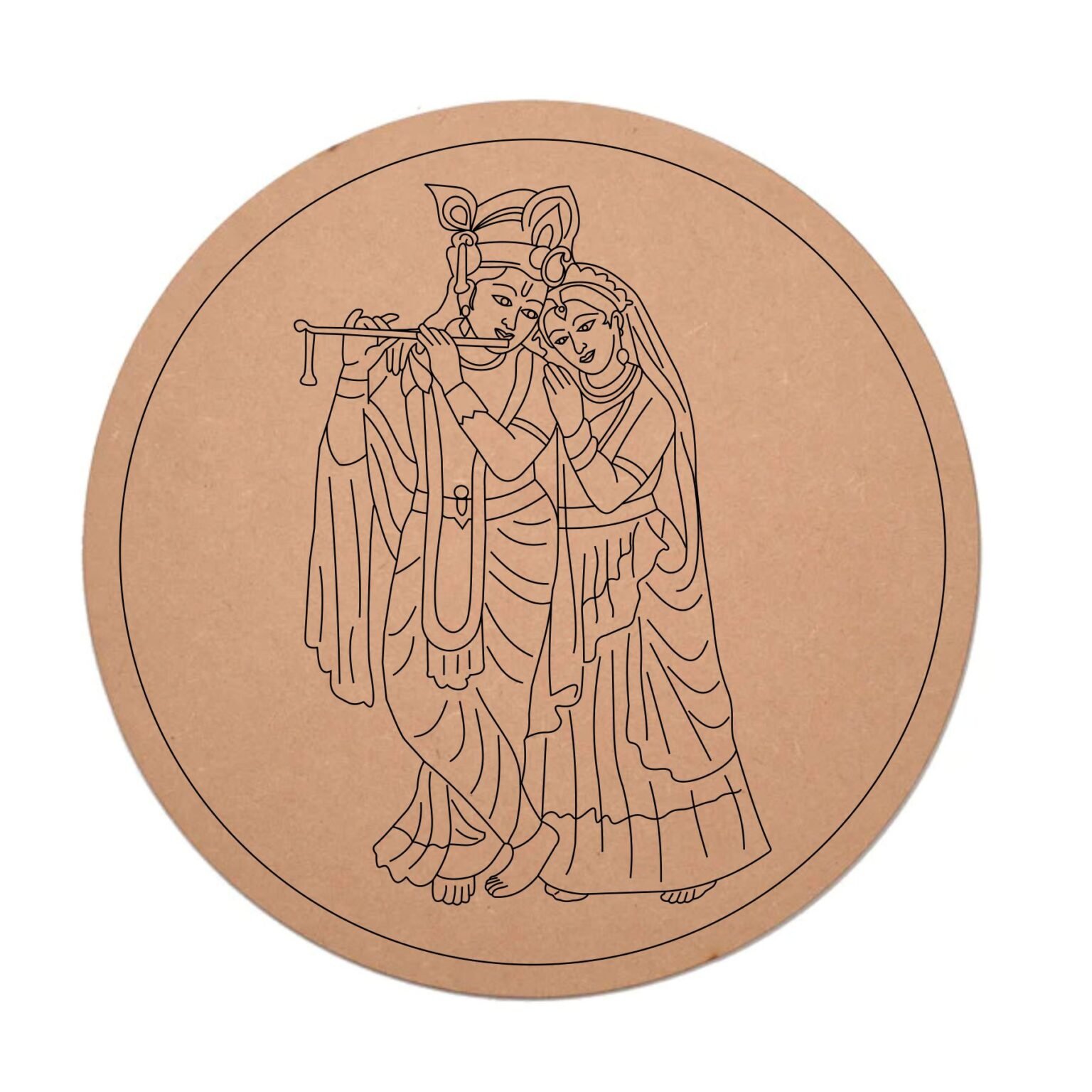 Premarked Radha Krishna Laser Cut Design Files - Stock Lasers ...